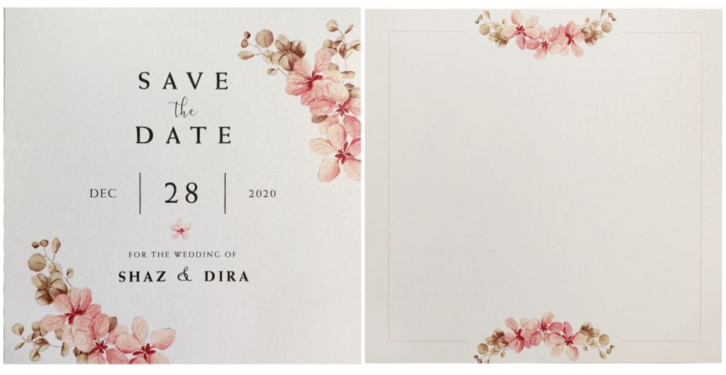Malay Wedding Invitation Cards Singapore / Kad Jemputan Kahwin Singapore